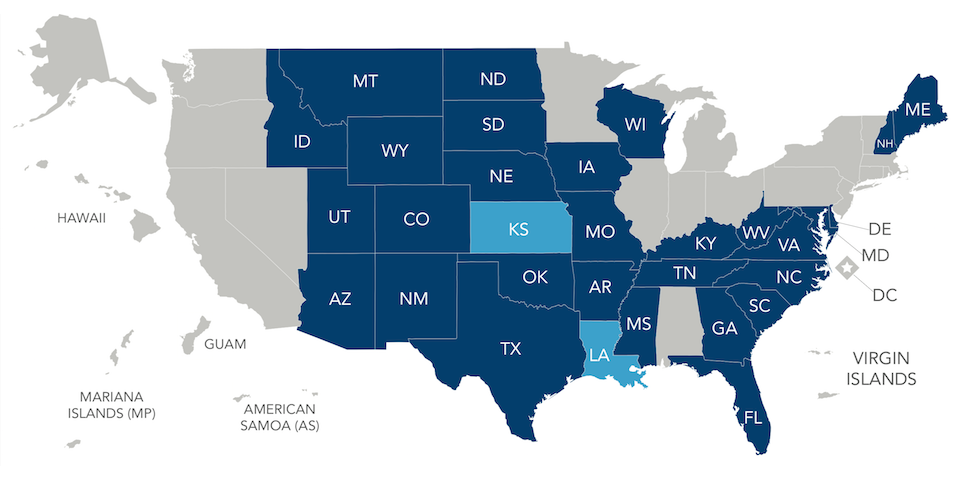 Nursing Compact States Map & Info | TravelNursing.org