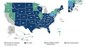 Nursing Compact States Map & Info | TravelNursing.org